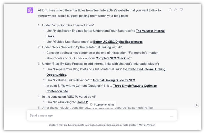 SEO Internal Linking with ChatGPT | Seer Interactive SEO Internal Linking with ChatGPT | Seer Interactive